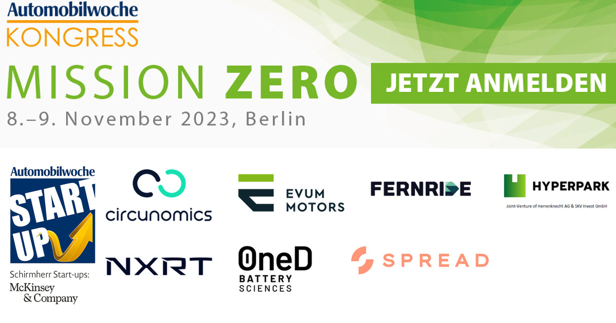 Der Automobilwoche Kongress: Die besten Start-ups der Branche - Live auf der Bühne!